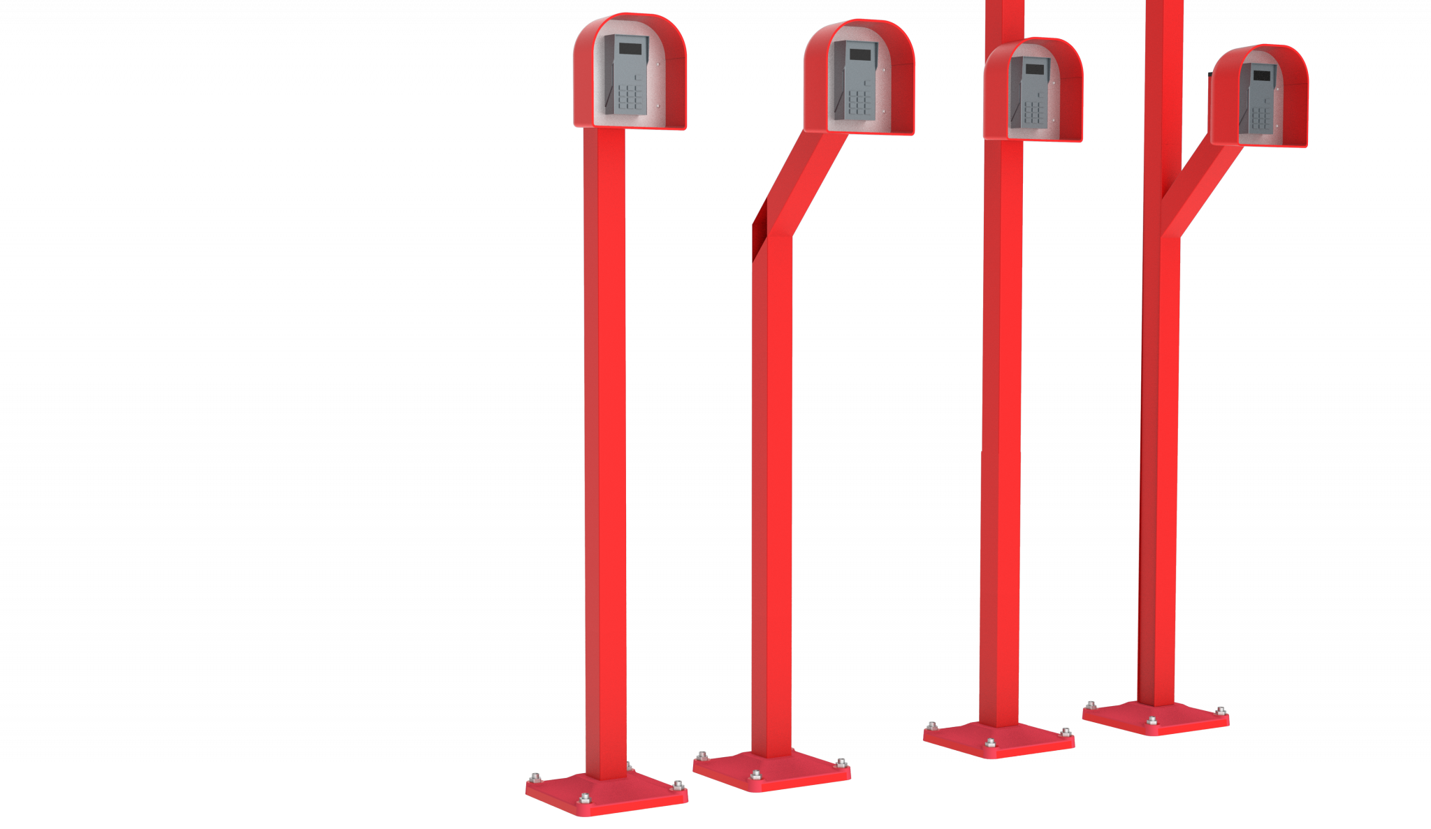 Access Control Reader Pedestals – Perimeter Security Equipment